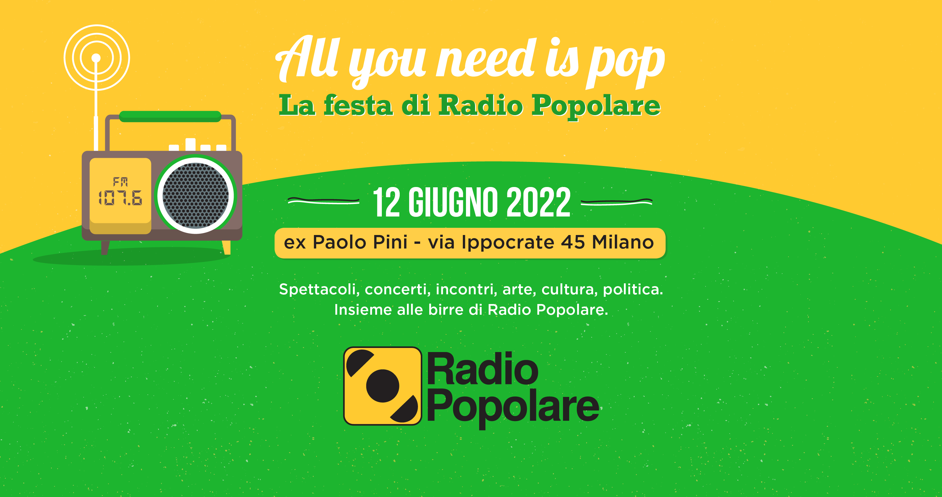 All you need is pop 2022 - Radio Popolare
